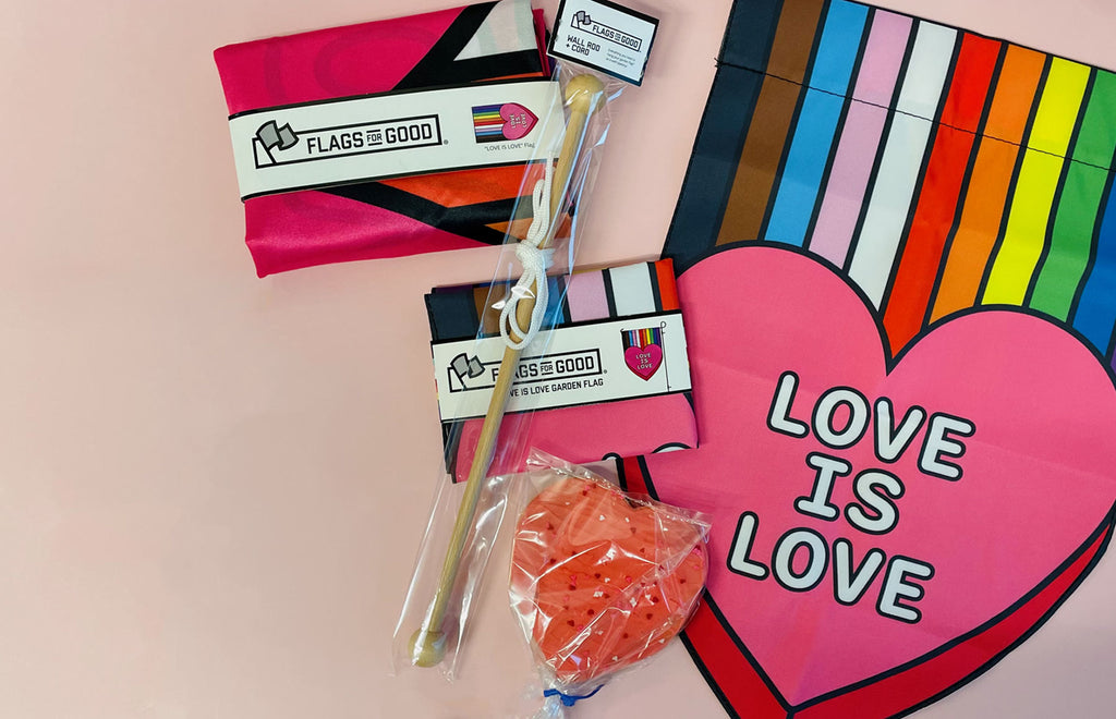 Love is Love Flags | $1 Donated To LGBTQ Organizations – Flags For Good