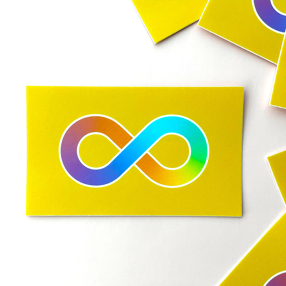 Autistic Pride Sticker | Neurodiversity Support Decal | Flags for Good