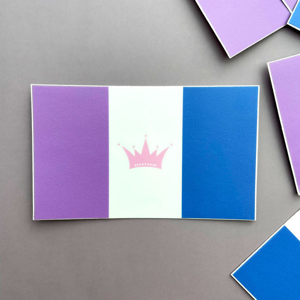 Drag Pride Flag Sticker