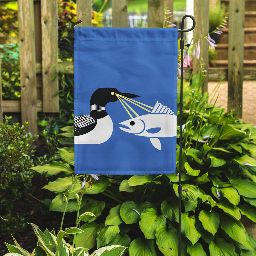 Minnesota Laser Loon Garden Flag | Flags for Good