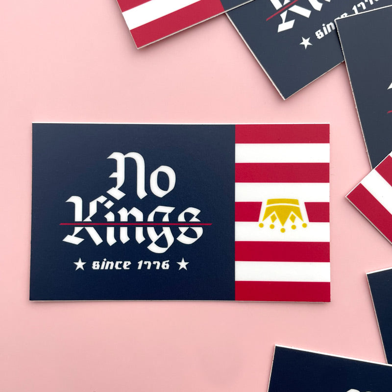 No Kings Sticker | Flags for Good