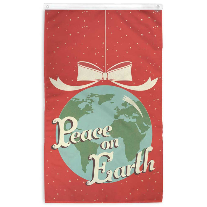 Peace On Earth Flag | Festive Outdoor Flags | Flags For Good