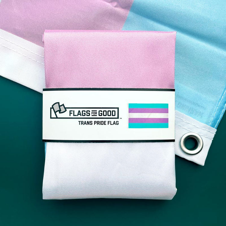 Transgender Pride Flag | Trans Inclusive Pride Decor | Flags For Good