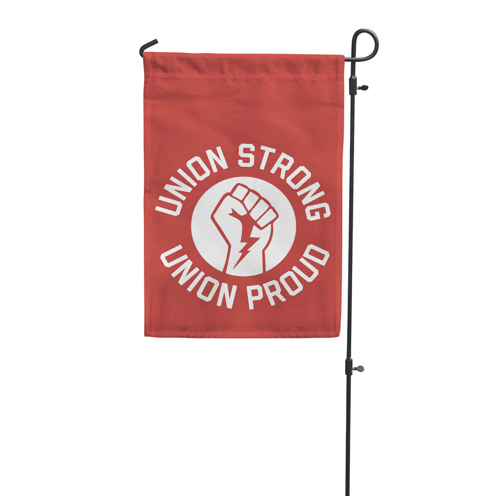 Union Proud, Union Strong Garden FLag