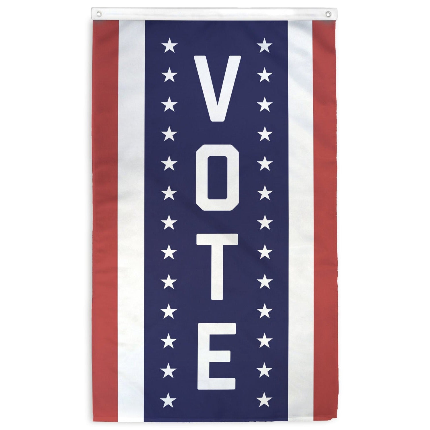Vertical "VOTE" Flag | Polyester Outdoor 2024 Election Flag