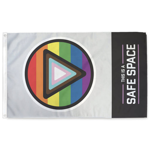 Safe Space Flag | LGBTQIA+ Yard Banner | Flags For Good