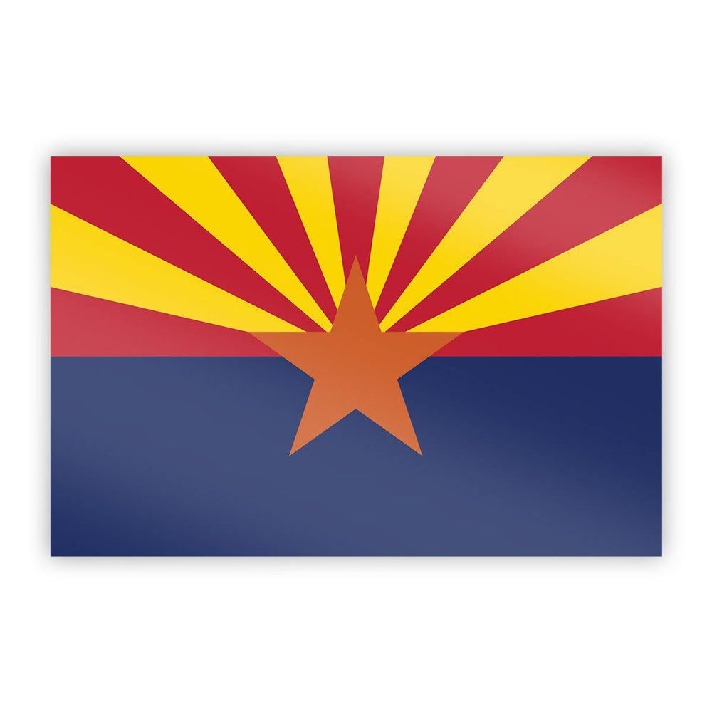 Arizona Flag Sticker | Copper Star State Decal | Flags For Good