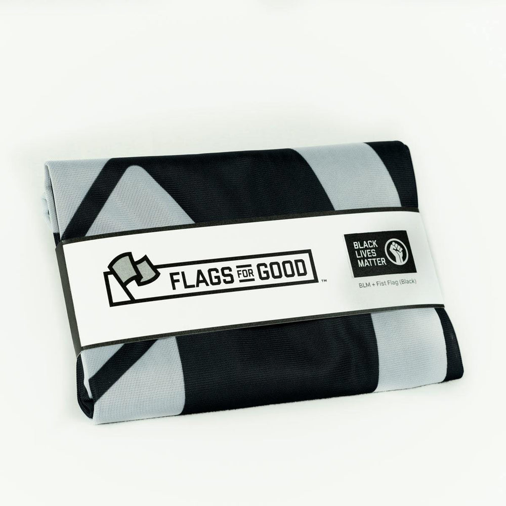 Black Lives Matter + BLM Fist Flag | $1 Donated to Black Organizations