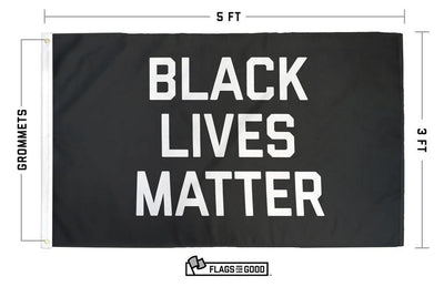 Black Lives Matter (BLM) Flag | $1 Donated to Black Organizations