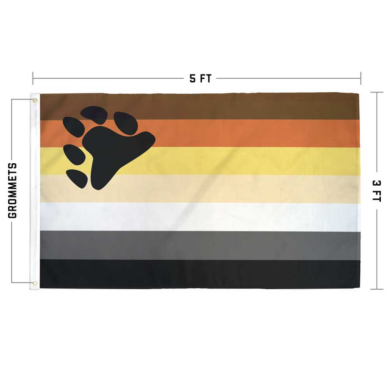Bear Pride Flag | $1 Donated to LGBTQ+ Organizations