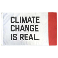 Climate Change Is Real Flag | Bold Environmental Flags | Flags For Good