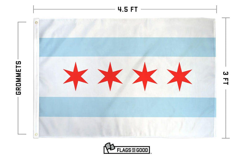 Chicago Flag | City of Chicago Flag for Sale | Flags For Good