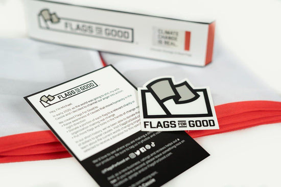 "Climate Change Is Real" Flag | $1 Donated to Climate Organizations ...