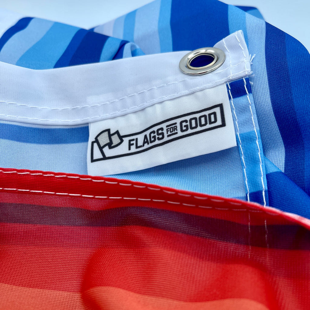 Climate Warming Stripes Flag | $1 Donated to Climate Organizations ...