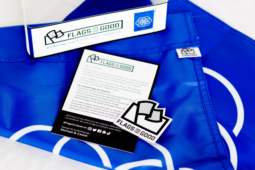 International Flag of Planet Earth Garden Flag – Flags For Good