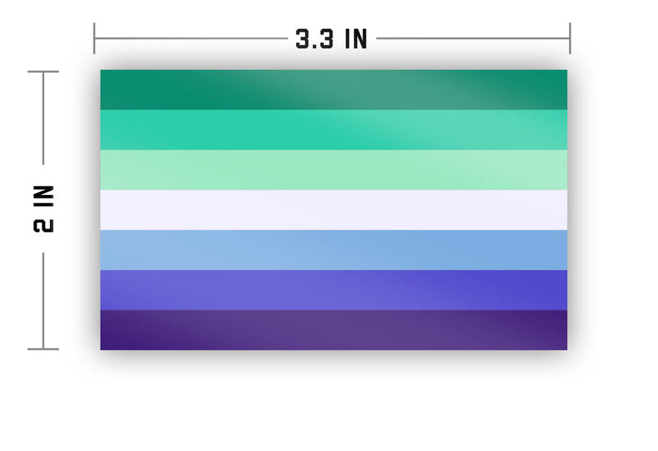 MLM (Man Loving Man) Pride Flag Sticker – Flags For Good