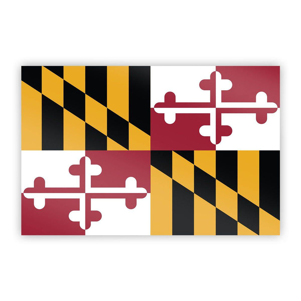 Maryland State Flag Sticker