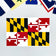 Maryland State Flag Sticker