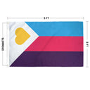 Polyamory Pride Flag (New) | $1 Donated to LGBTQ+ Organizations