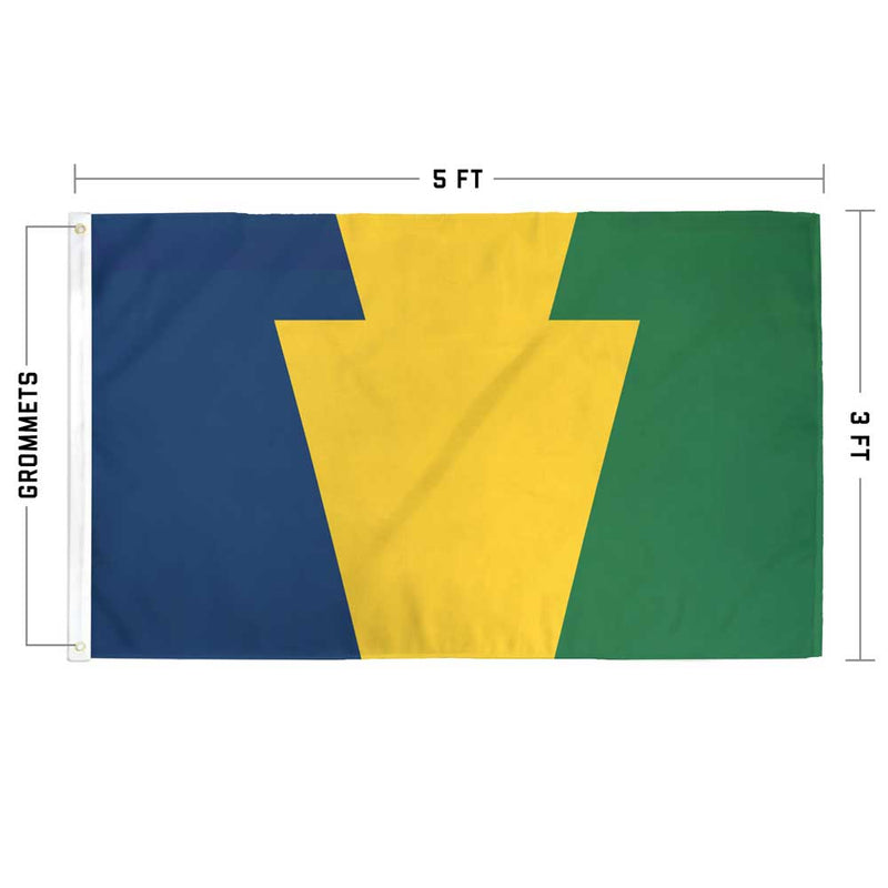 Pennsylvania Keystone Flag | Redesign by Tara Stark