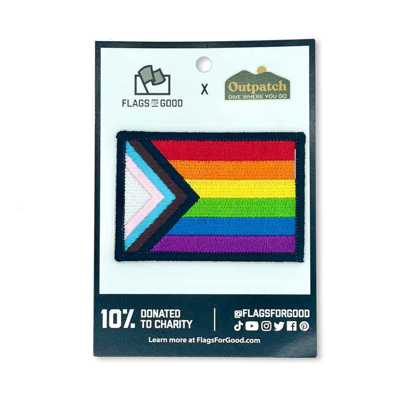 Pride Patch | Progress Pride Flag Stick-On Patch | Flags For Good