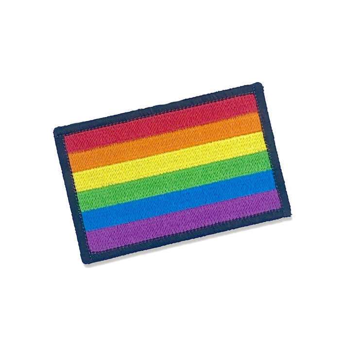 LGBTQ+ Pride Flag Patch | Rainbow Stick-On Badge | Flags For Good