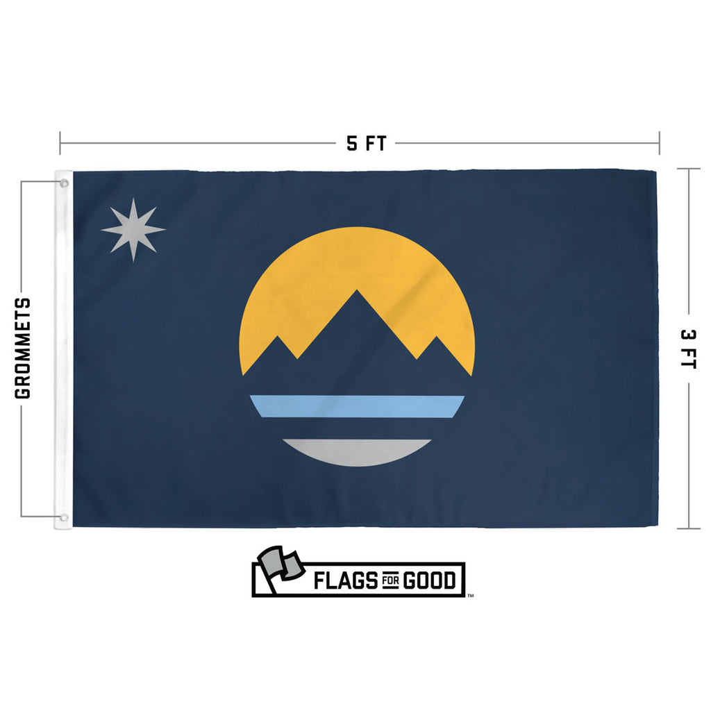 Reno Flag | 3'x5' Polyester Flag | $1 Donated – Flags For Good