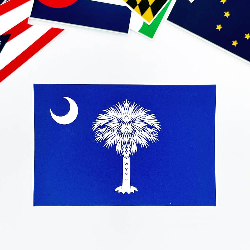 South Carolina State Flag Sticker