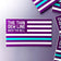 Thin Dew Line Flag Sticker | Thin Baja Blast Line Sticker | Flags For Good