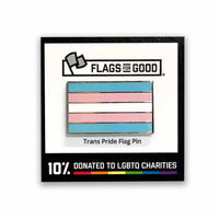 Trans Flag Pin | LGBTQ+ Pride Inclusion Pin | Flags For Good