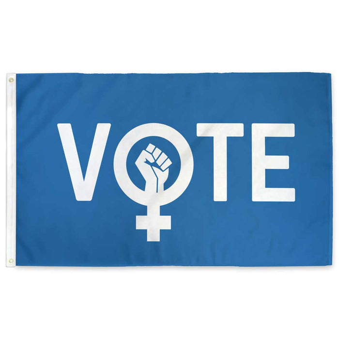 VOTE Female Flag | Durable Polyester Election Flag