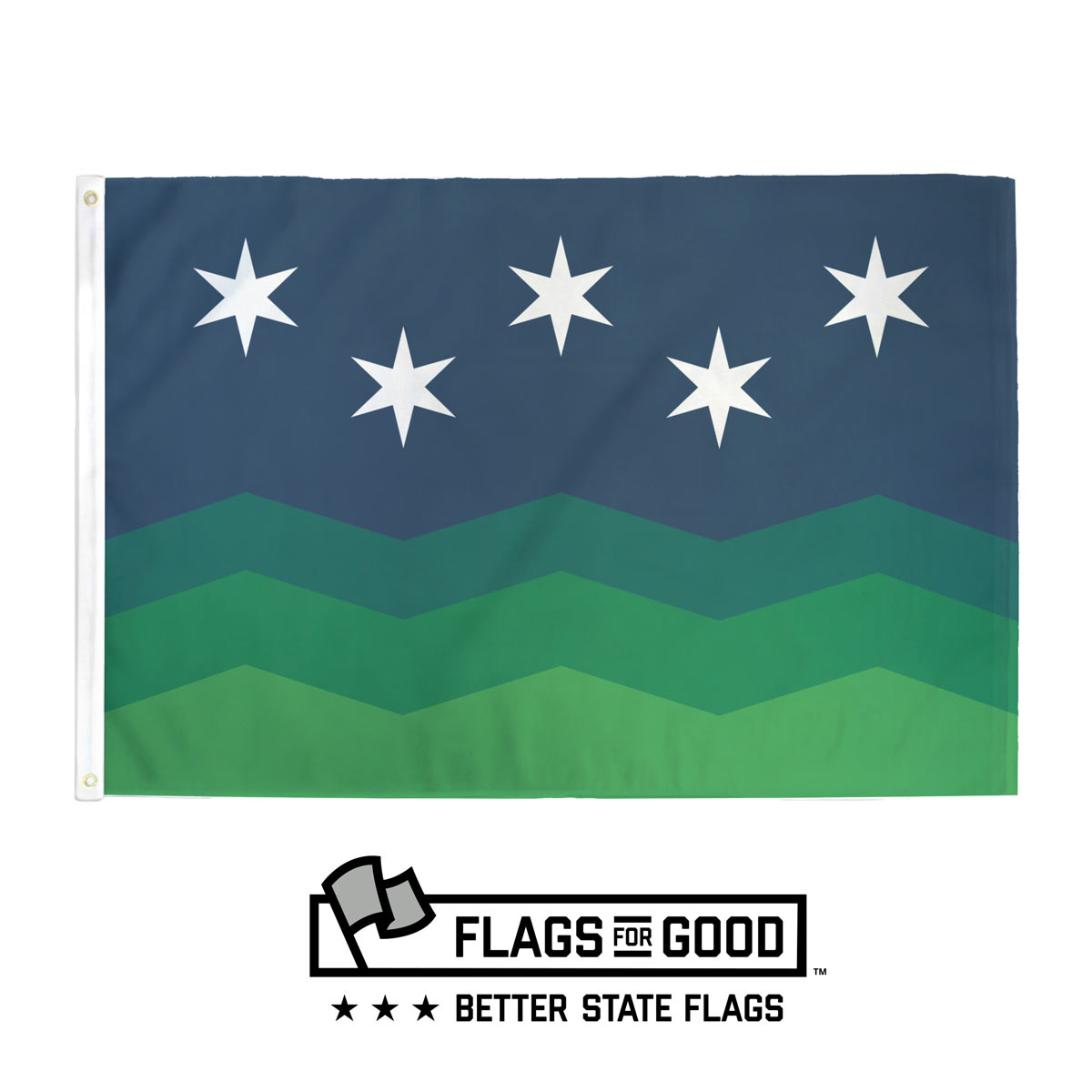 Washington State Flag Redesign | WA Flags for Sale | Flags For Good